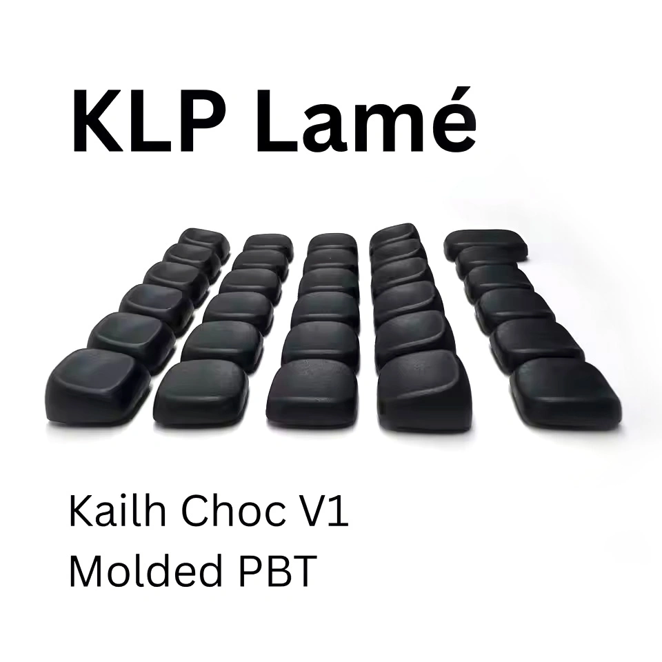KLP Lamé Keycaps for Kailh Choc V1 | Sculpted Profile | PandaKB