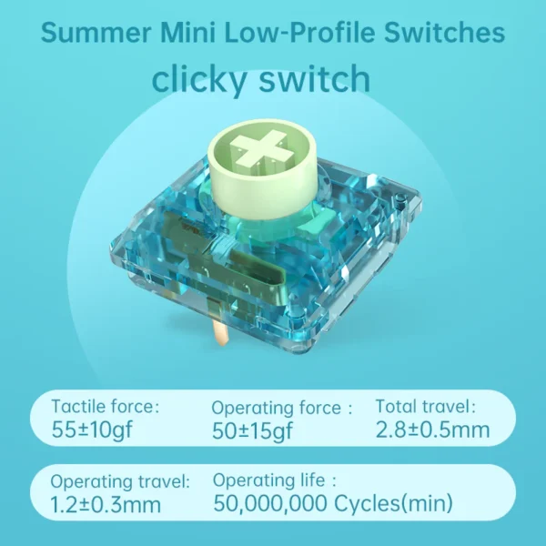 Kailh Four Seasons Mini Low-Profile Switches | PandaKB